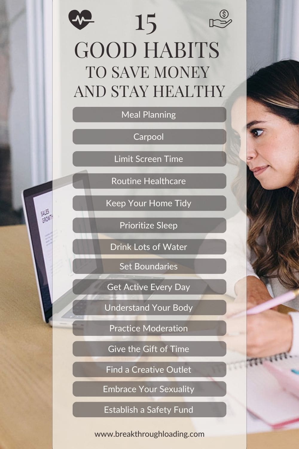 15 Good Habits to Save Money and Stay Healthy | Breakthrough Loading